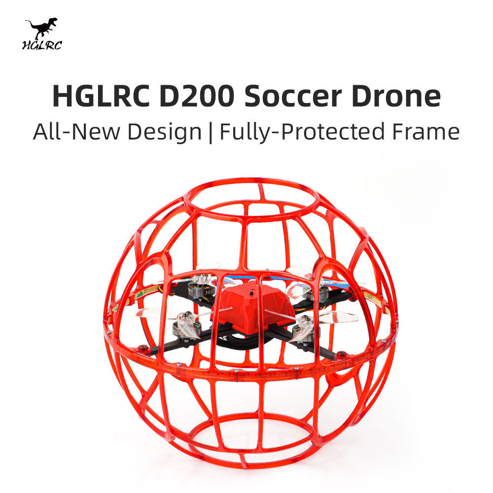 HGLRC D200 Soccer Drone Drop-resistant/ Training and Competition Socce ...