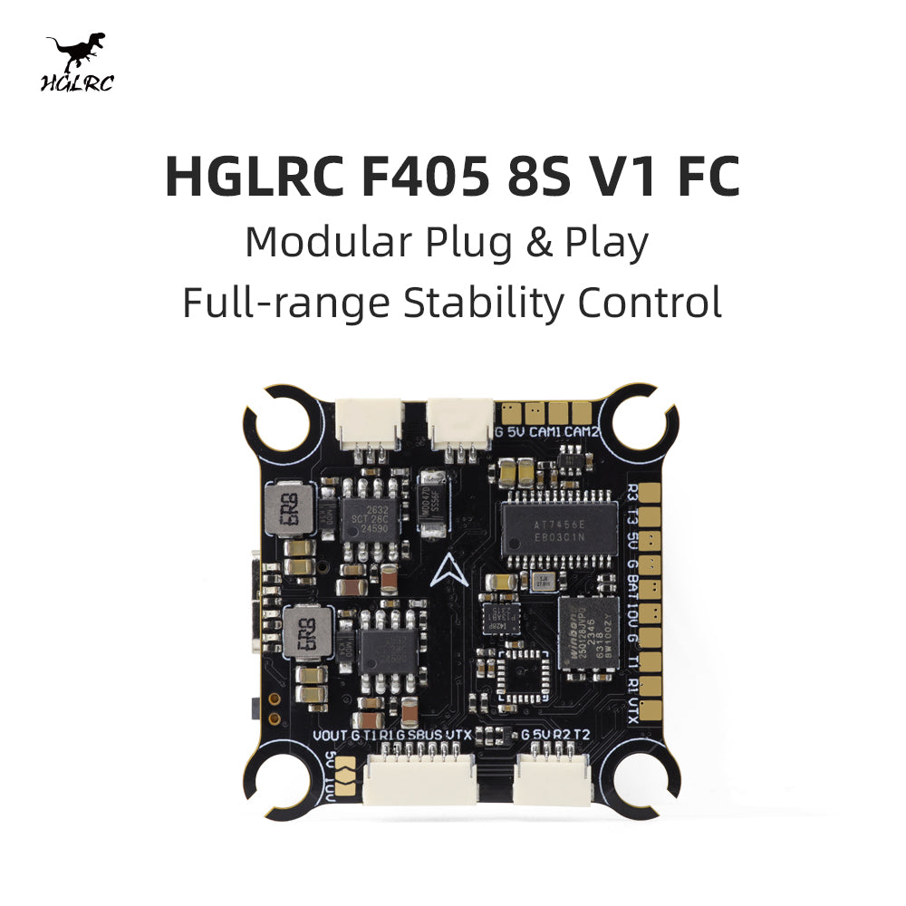 HGLRC F405 8S V1 Flight Controller for FPV Racing/freestyle Drones ...