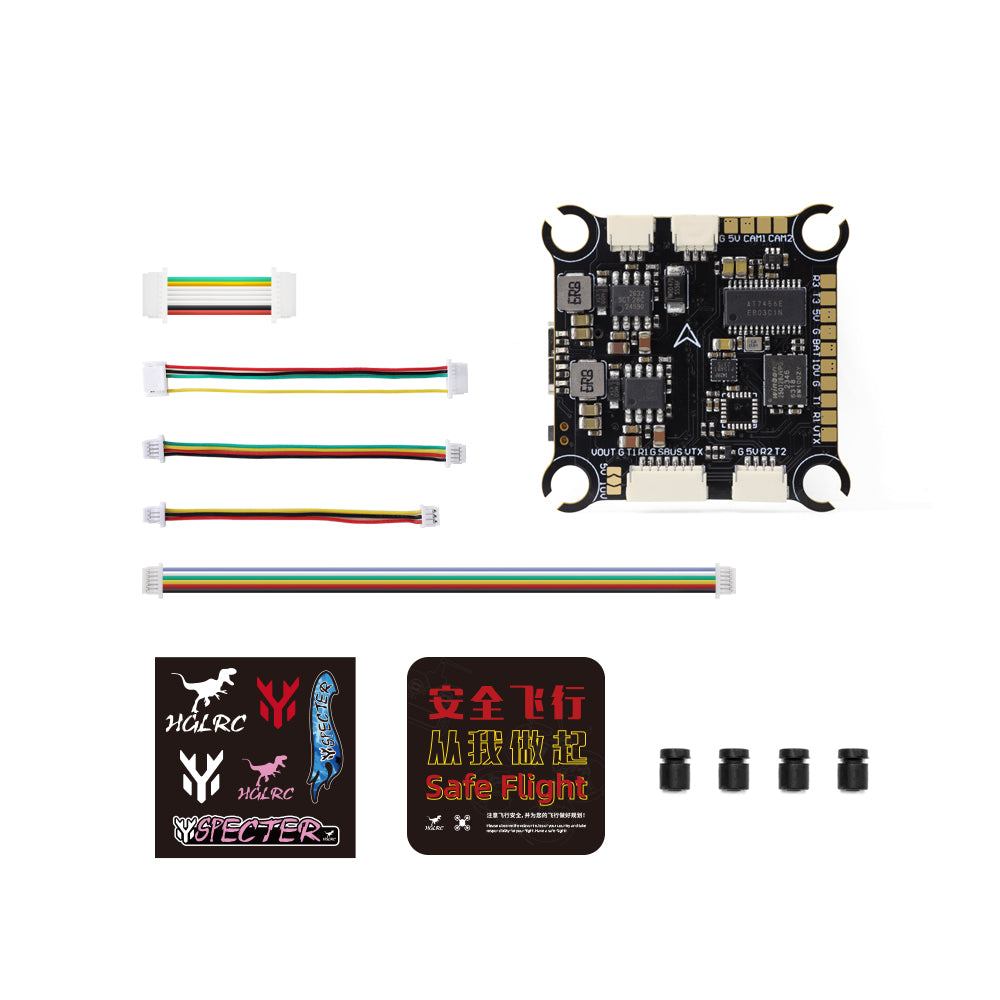 HGLRC F405 8S V1 Flight Controller for FPV Racing/freestyle Drones ...