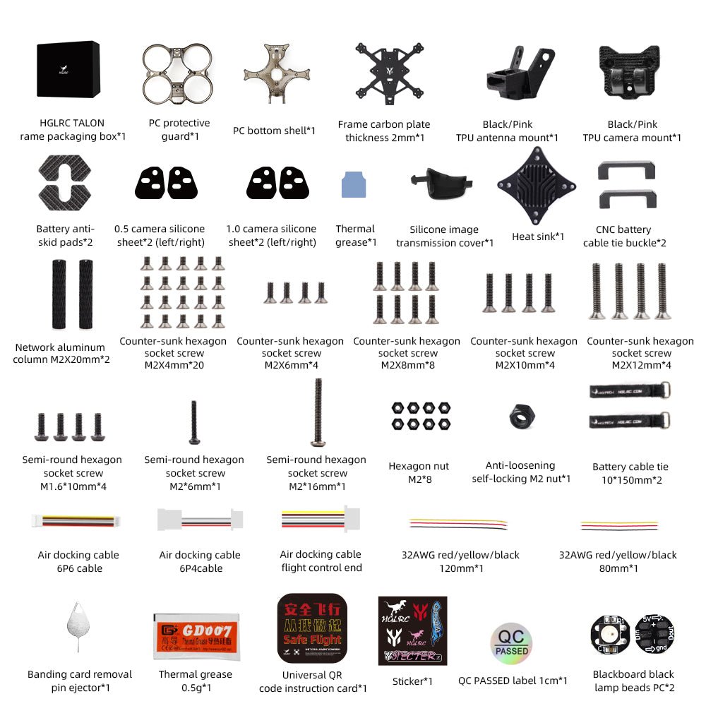 HGLRC 2-inch Talon frame for cinewhoop – HGLRC Company