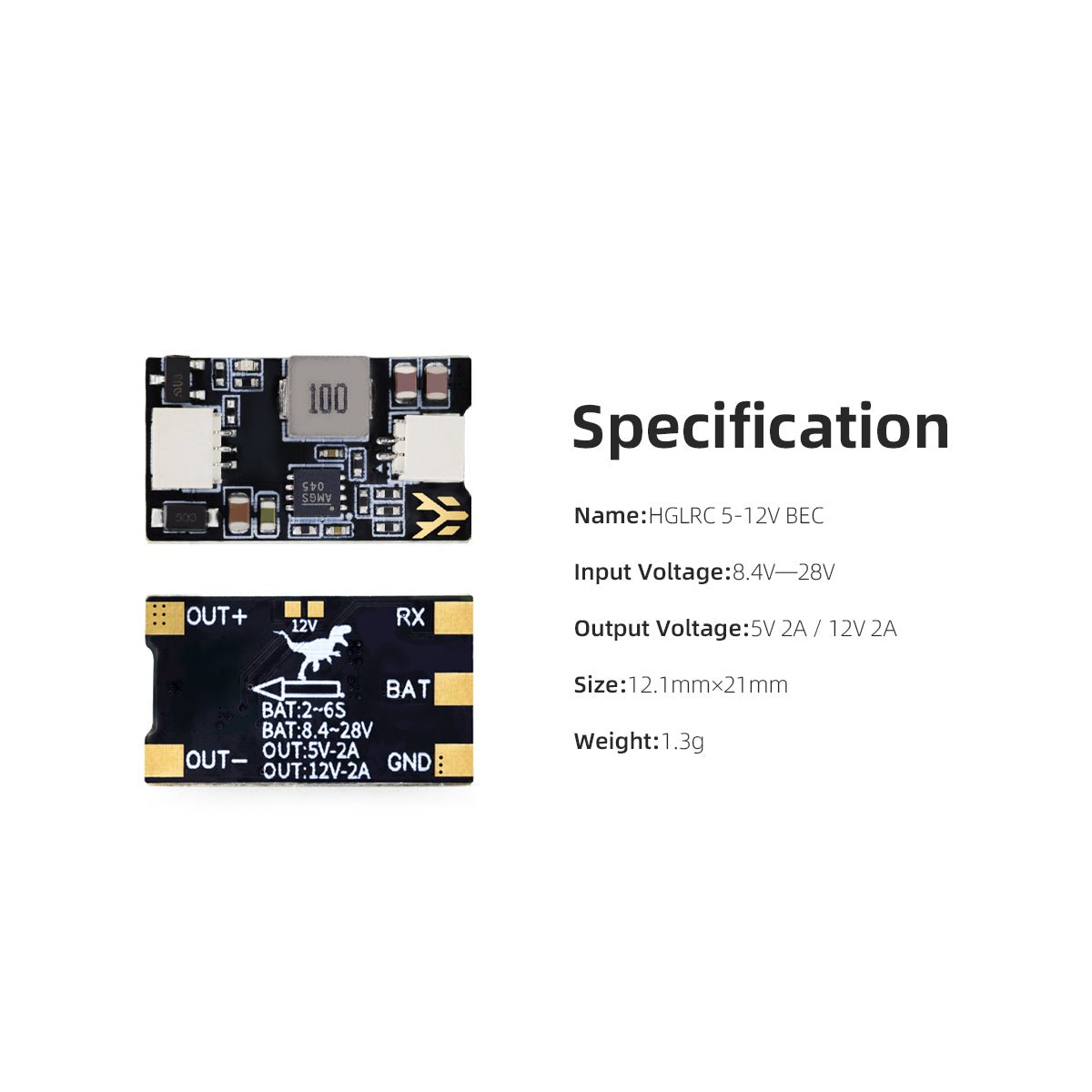 HGLRC 5-12V bec – HGLRC Company