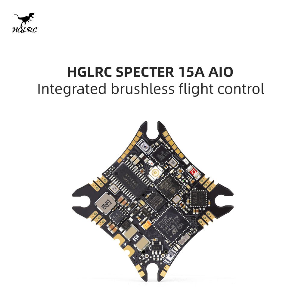 HGLRC SPECTER 15A ELRS AIO 2-4S 4-in-1 AIO FC for FPV drone – HGLRC Company