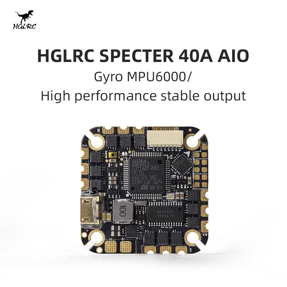 Hglrc Specter 40A 4-6S MPU6000 AIO – HGLRC Company