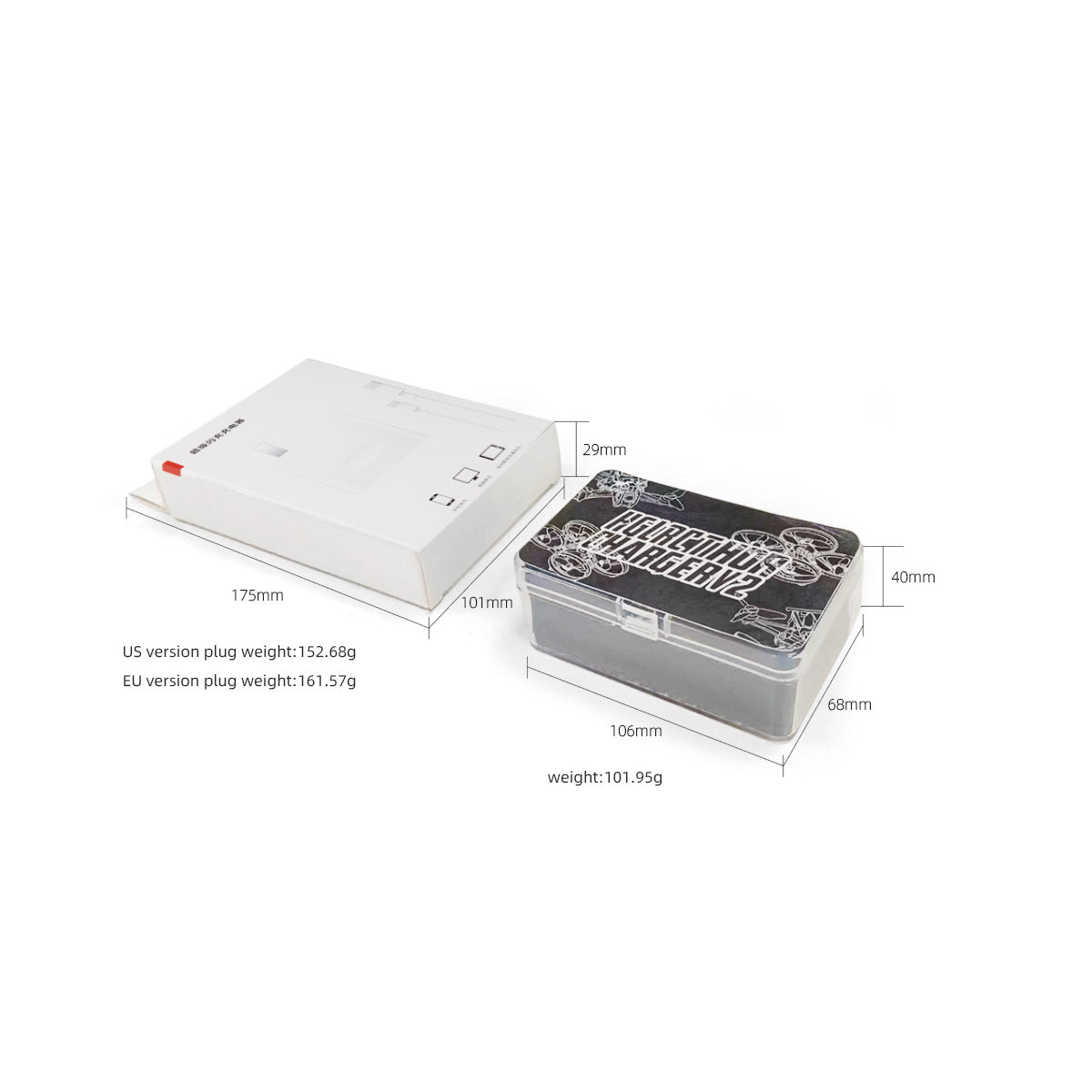 HGLRC Thor 1S Charger V2 Racing Model FPV drone Lithium Battery 6-way ...