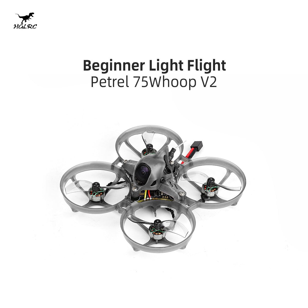 HGLRC Petrel 75Whoop V2 1S Brushless Motor Indoor FPV Drone Tinywhoop ...