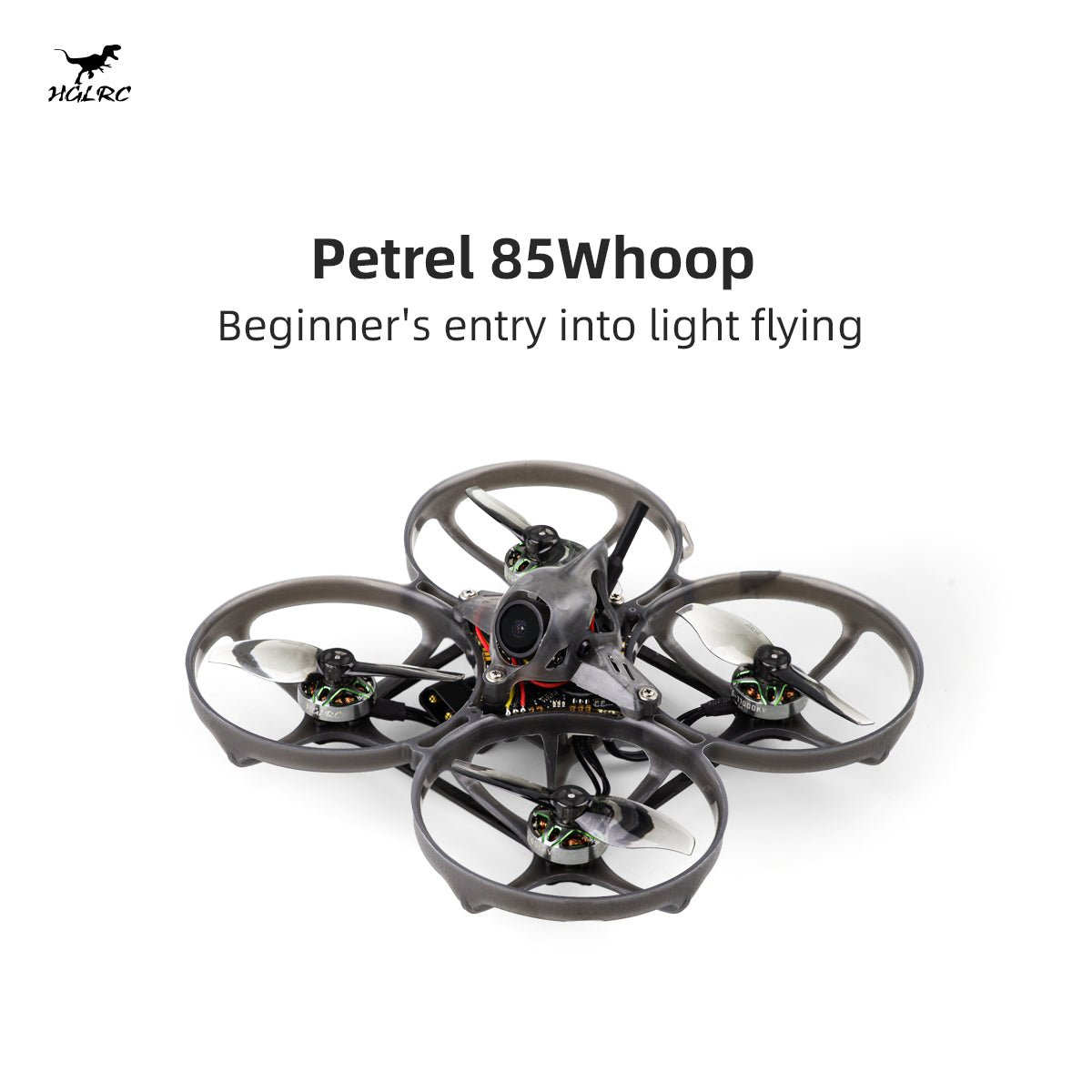 HGLRC Petrel 85Whoop Brushless Motor Indoor FPV Drone Tinywhoop Quadco ...