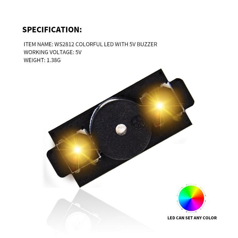HGLRC WS2812 Colorful LED&5V Active Alarm Buzzer – HGLRC Company